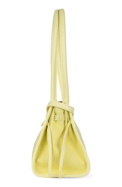 Jeffrey Campbell Pesky Leather Shoulder Bag - Yellow Canvas