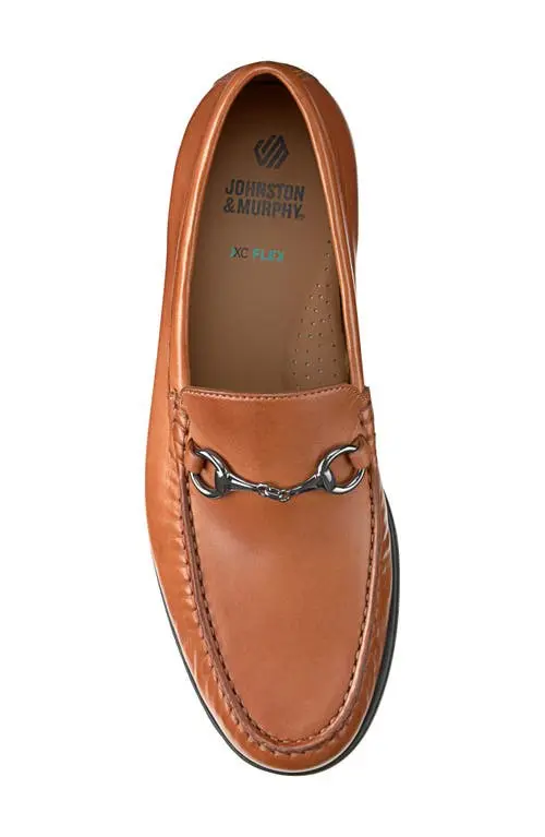 Johnston & Murphy Harrison Bit Loafer - Cognac Glove Leather