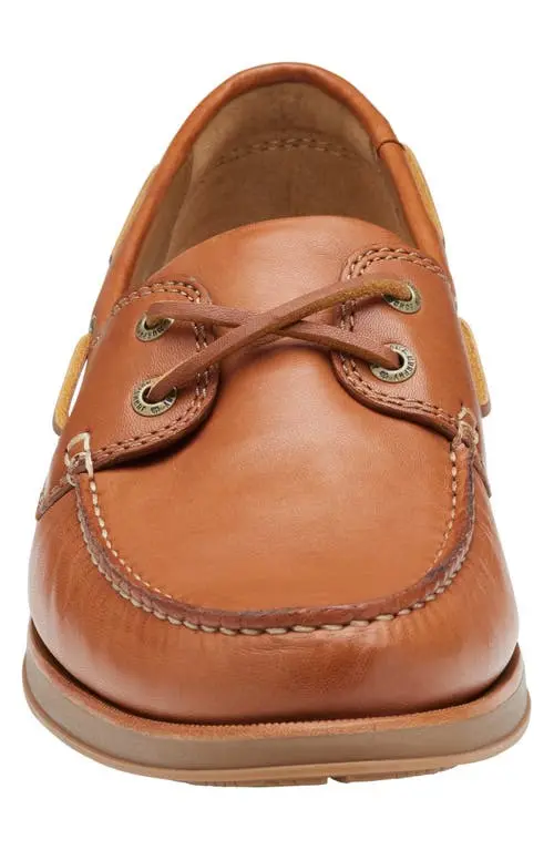 Johnston & Murphy Monaco Boat Shoe - Tan Sheepskin