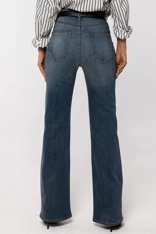 RUDES DENIM The Ali Boot Cut Jean - Moonstone