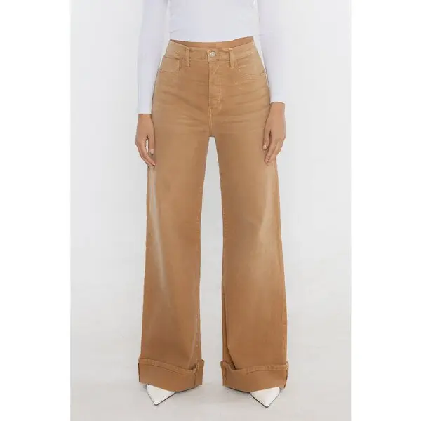 RUDES DENIM Adeline Cuffed Jean - Sunkissed