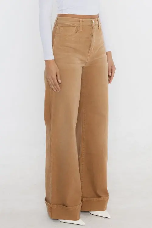 RUDES DENIM The Adeline Cuffed Jean - Sunkissed