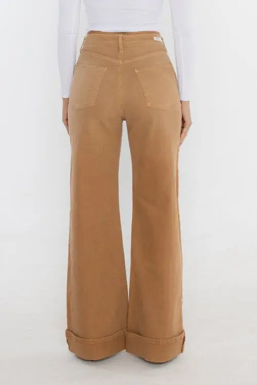 RUDES DENIM The Adeline Cuffed Jean - Sunkissed