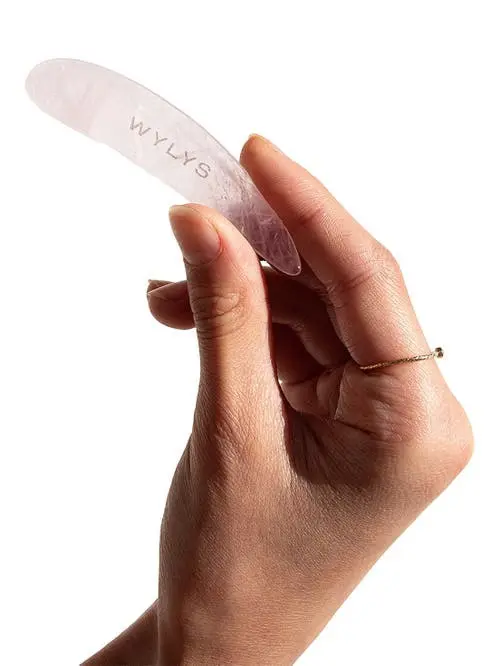 WYLYS Jade & Rose Quartz Spatula Set