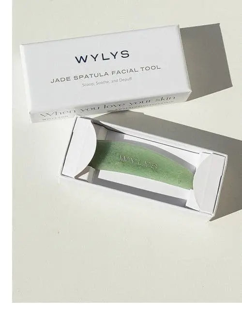 WYLYS Jade & Rose Quartz Spatula Set
