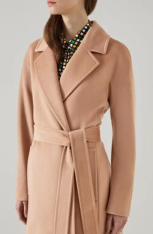 LK BENNETT Frances Belted Wool Coat