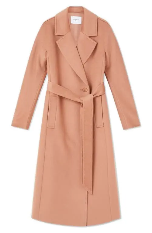 LK BENNETT Frances Belted Wool Coat