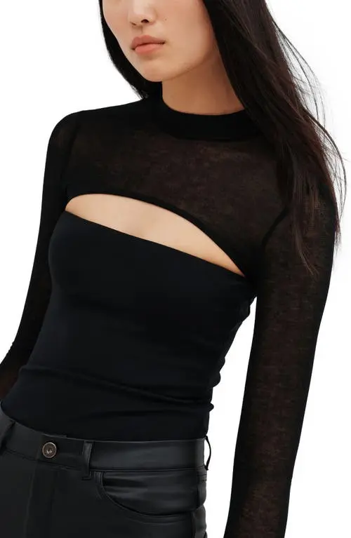MARCELLA Graham Long Sleeve Bolero Top