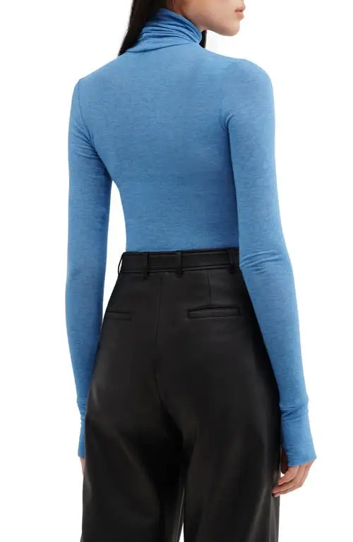 MARCELLA Tallin Sheer Turtleneck Top