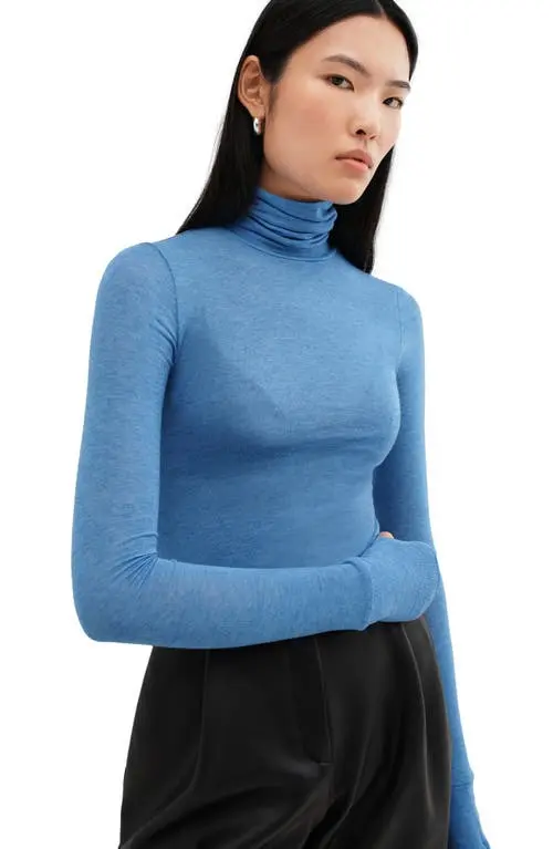 MARCELLA Tallin Sheer Turtleneck Top