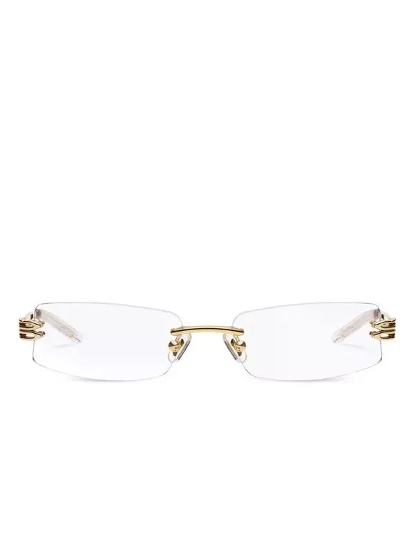GENTLE MONSTER B.b.b Rectangle-frame Glasses