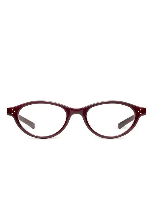 GENTLE MONSTER Lad R7 Oval-frame Glasses - Red