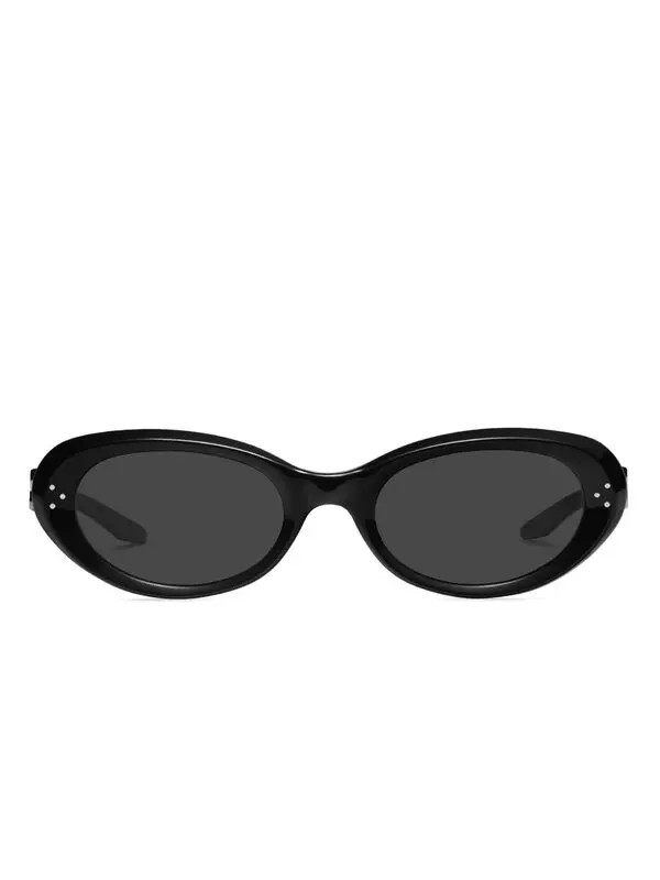 GENTLE MONSTER Cocoa Oval-frame Sunglasses - Black