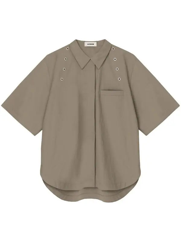 AERON Eyelet-detail Shirt