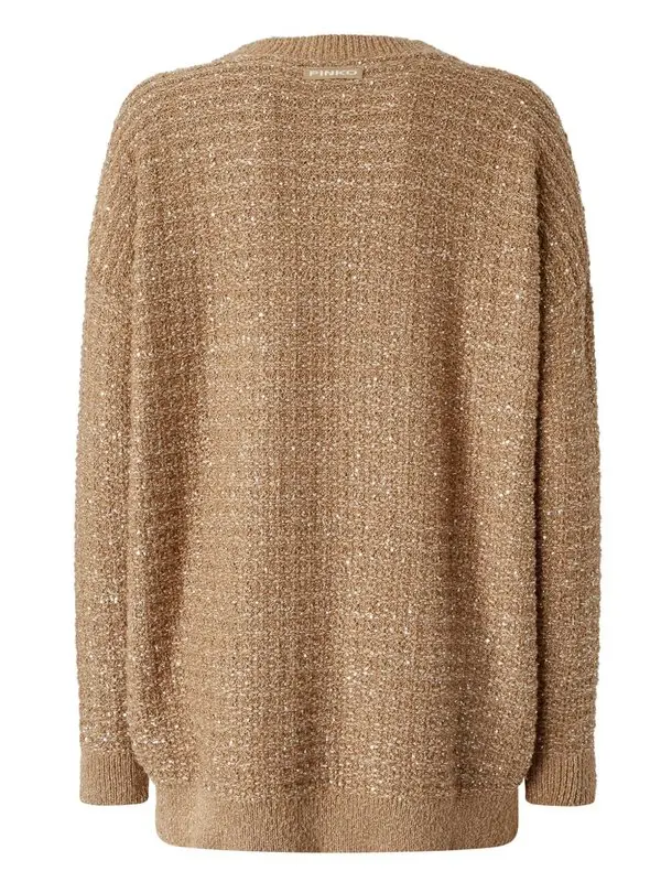 Pinko Metallic-threading Cardigan