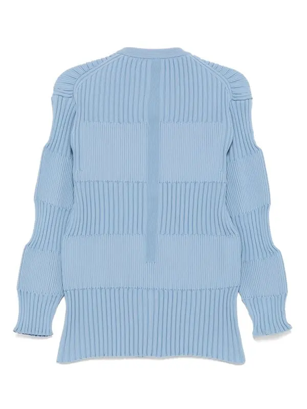 Cfcl Fluted Cardigan In Blue - 48% Off | Editorialist