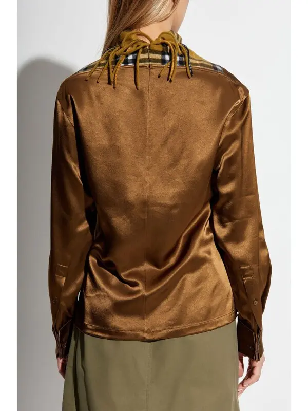 Burberry Panelled Blouse