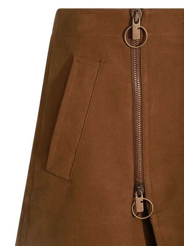 Burberry Cotton Midi Skirt