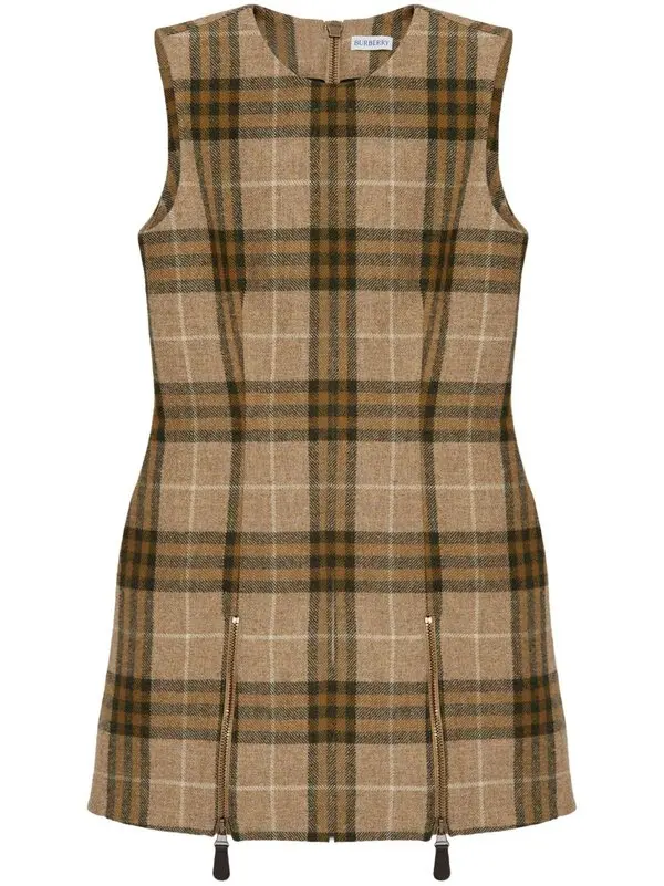 Burberry Checked Mini Dress