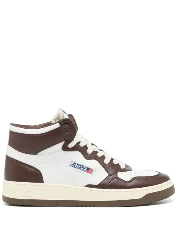 AUTRY Medalist High-top Sneakers - Brown