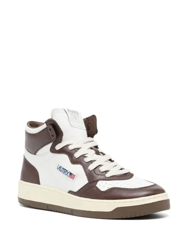 AUTRY Medalist High-top Sneakers - Brown