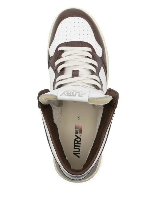 AUTRY Medalist High-top Sneakers - Brown