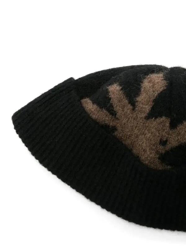 Nanushka Intarsia-motif Beanie