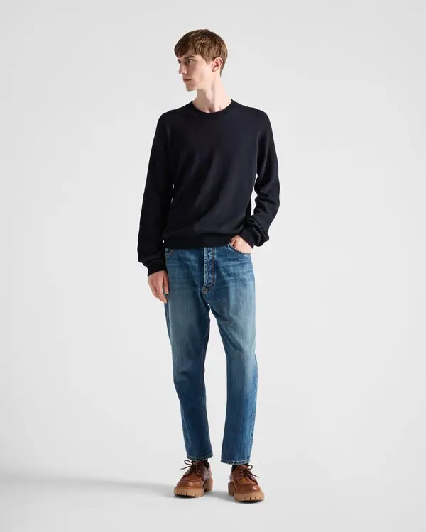 Prada Cashmere Crew-neck Sweater