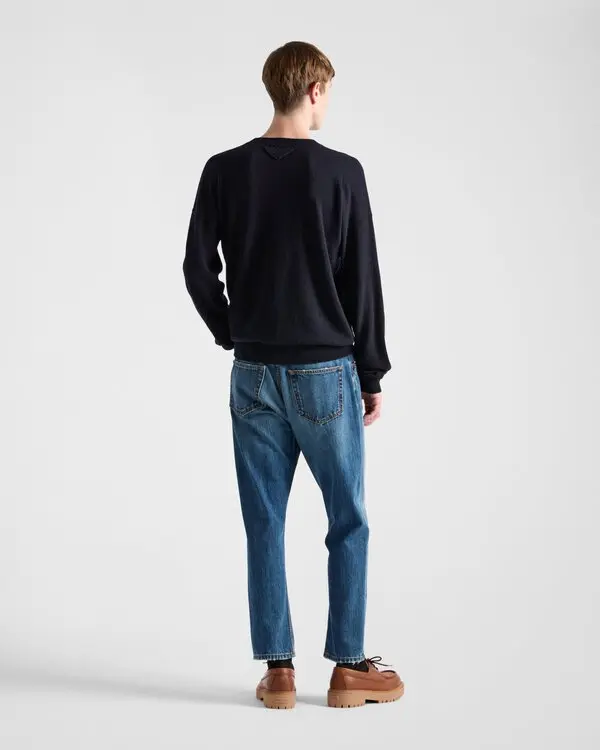 Prada Cashmere Crew-neck Sweater