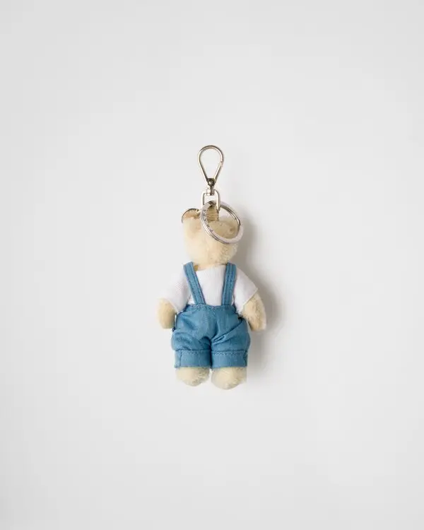 Prada Teddy Keychain Charm