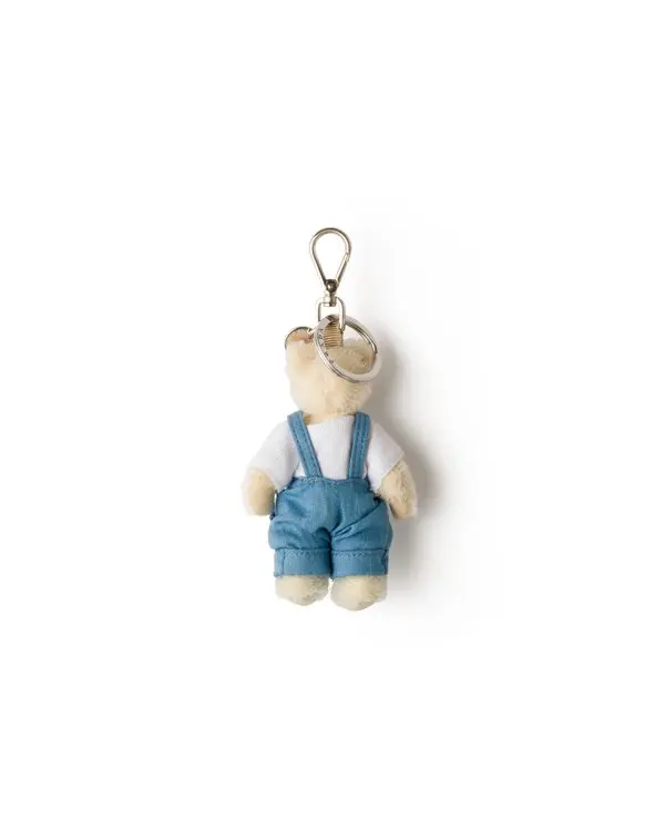 Prada Teddy Keychain Charm - White