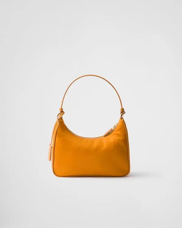 Prada Re-edition 2005 Re-nylon And Saffiano Mini Bag - Amber