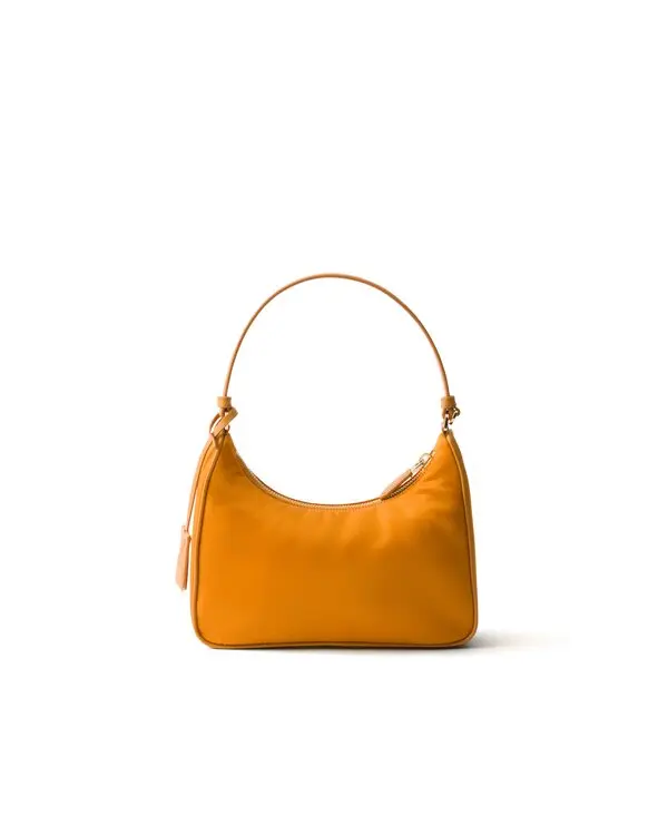 Prada Re-edition 2005 Re-nylon And Saffiano Mini Bag - Orange