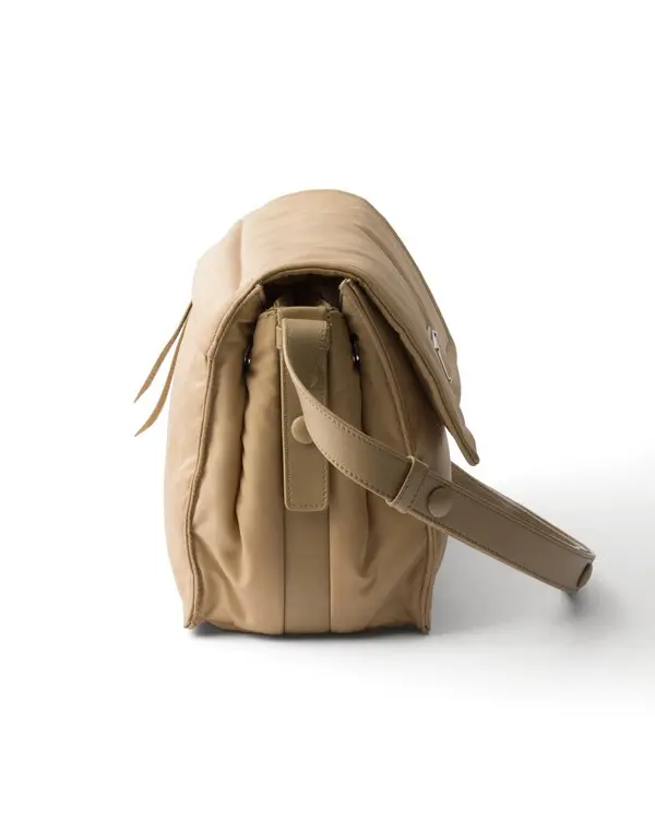 Prada Medium Padded Re-nylon Bag - Brown