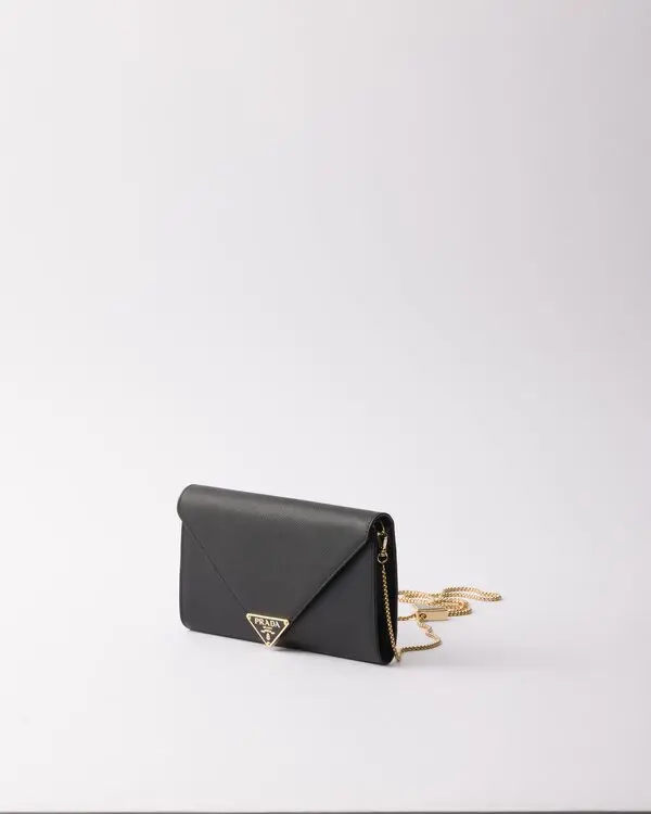 Prada Mini Saffiano Leather Bag - Black