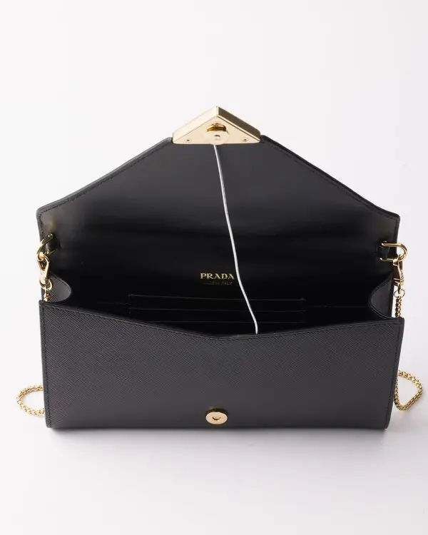 Prada Mini Saffiano Leather Bag - Black