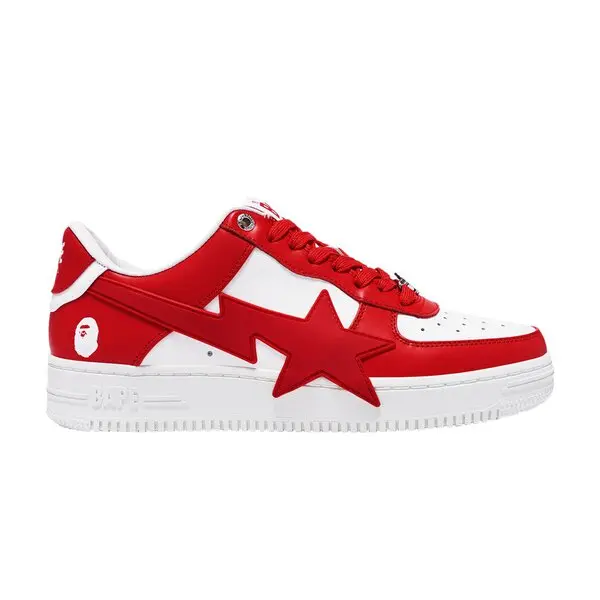 A BATHING APE Bapesta Os Sneakers - Red