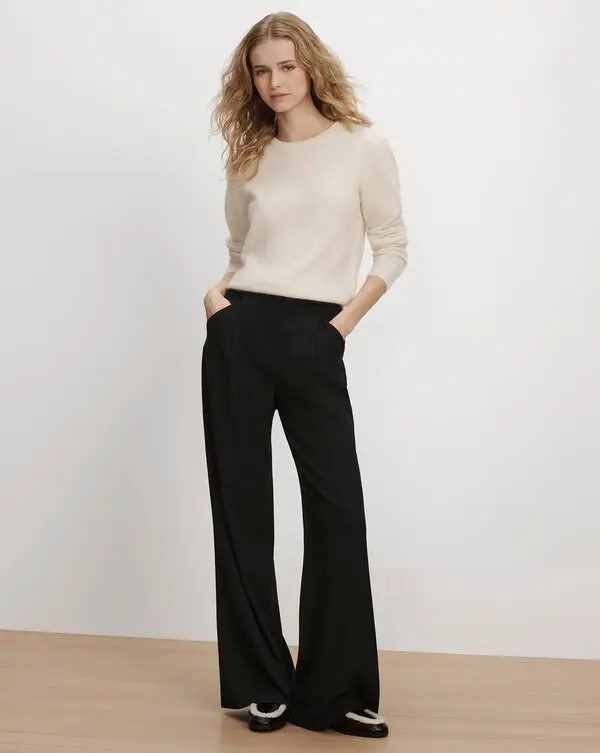 Veronica Beard Marbeau Wide-leg Trousers - Black