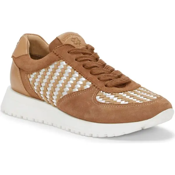 Lucky Brand Deva Woven Sneakers - Tan Kashmr