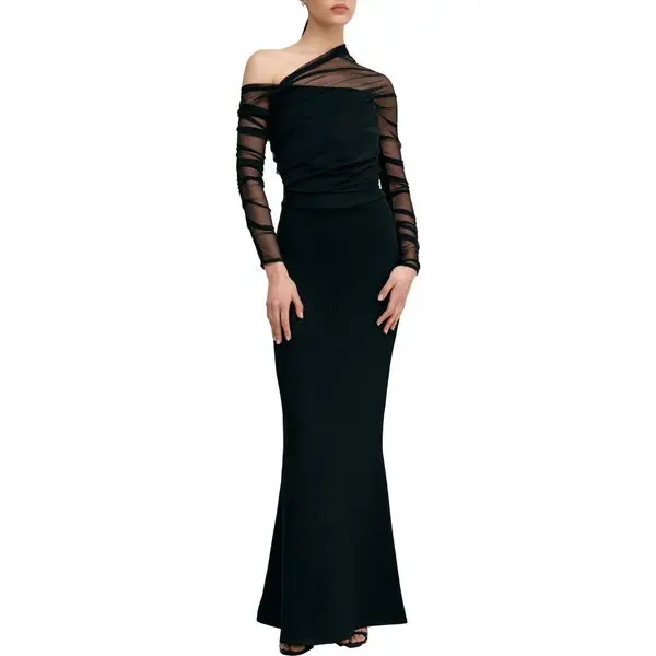 MARCELLA Monroe Long Sleeve Gown