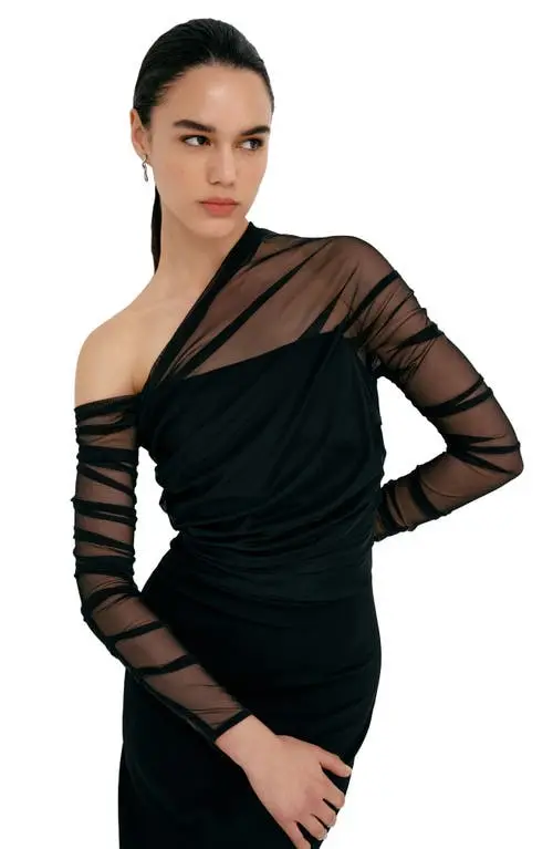 MARCELLA Monroe Long Sleeve Gown