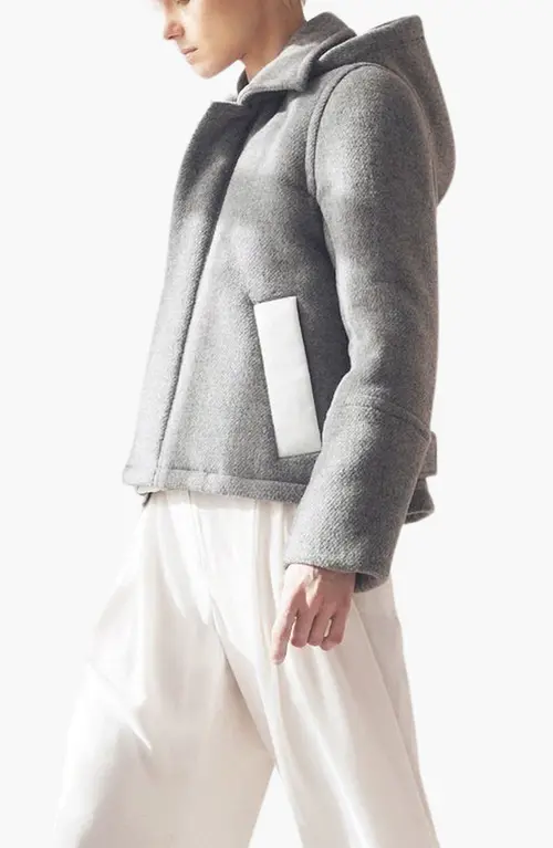 Caalo Wool Down Hooded Coat