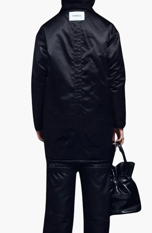 Caalo Reversible Down Coat - Black