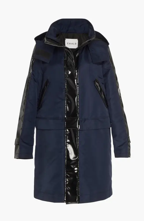 Caalo Cotton Water-resistant Convertible Raincoat