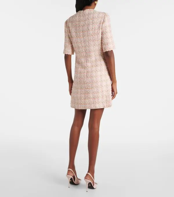 Versace Tweed Minidress - Pink