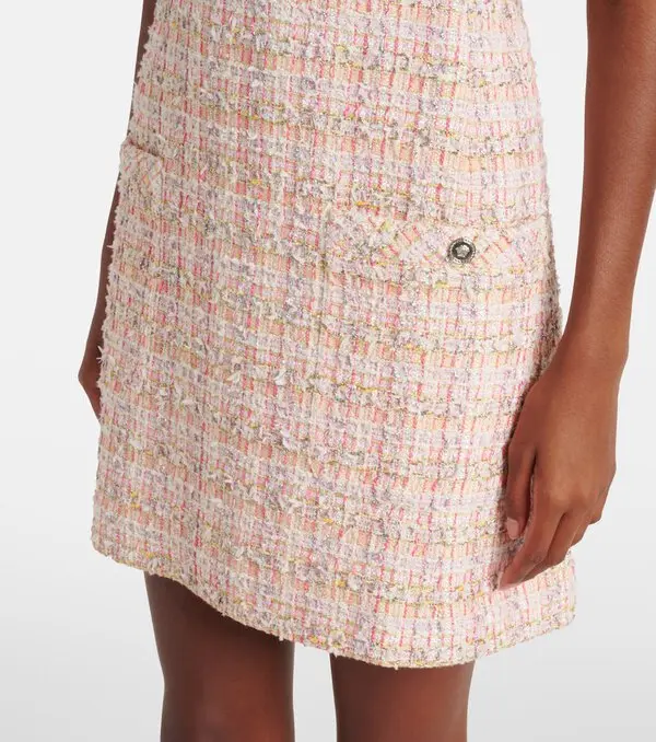 Versace Tweed Minidress - Pink