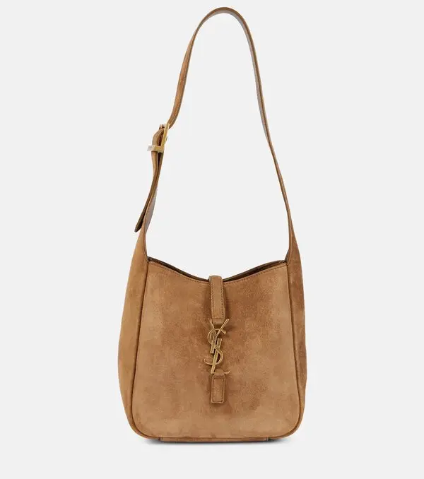 Saint Laurent Le 5 À 7 Supple Baby Suede Shoulder Bag