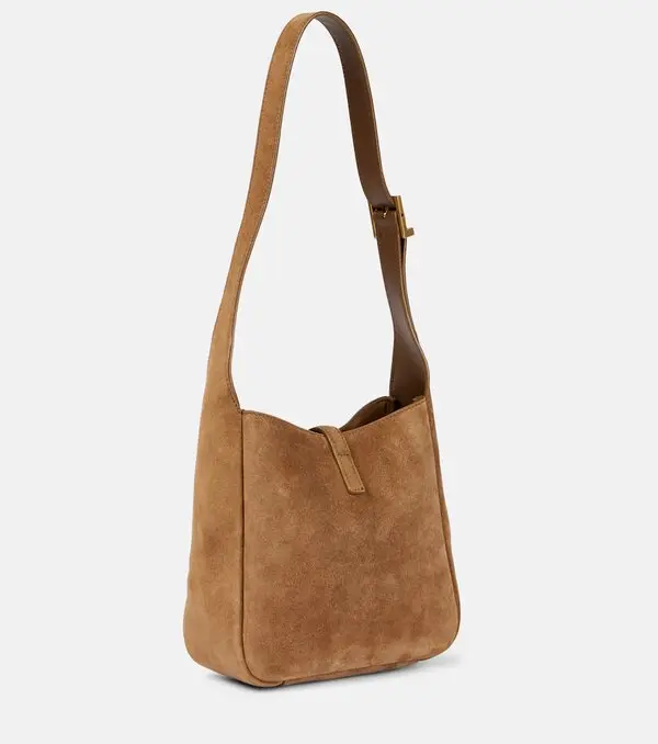 Saint Laurent Le 5 À 7 Supple Baby Suede Shoulder Bag