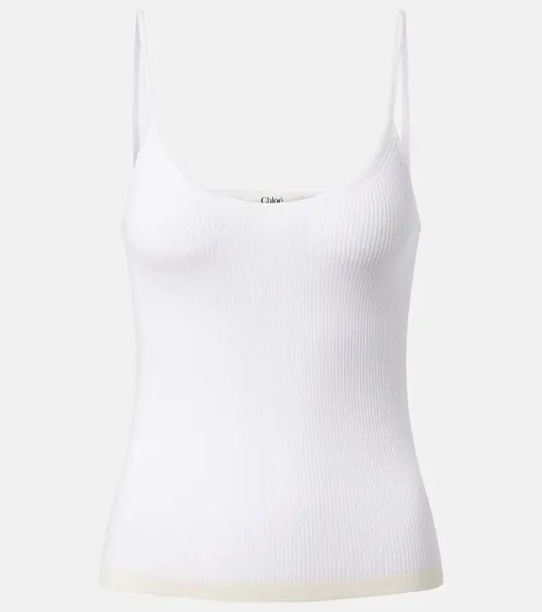 Chloé Ribbed-knit Tank Top