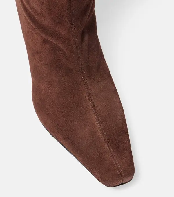 Staud Wally Knee-high Suede Boots - Brown